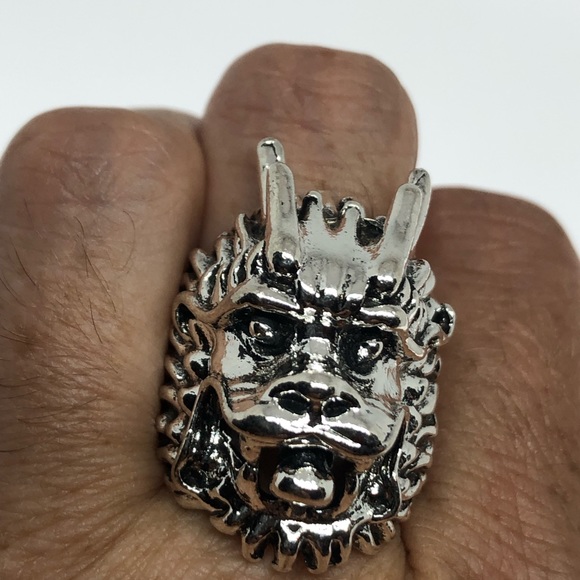 Nemesis | Accessories | Vintage White Bronze Dragon Ring | Poshmark